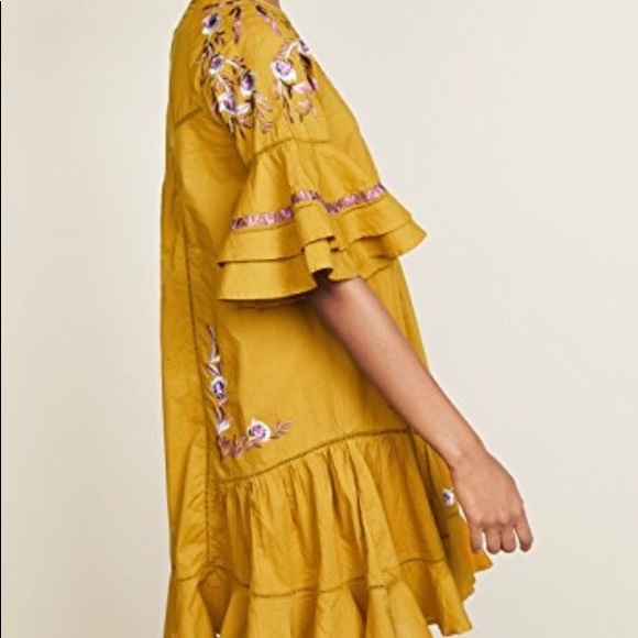 Free People | Dresses | Free People Pablo Dress Gold Size Xs | Poshmark
